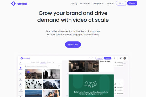 Lumen5 Erfahrungen & Test 2024 - Cobra KI