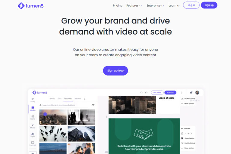 Lumen5 Erfahrungen & Test 2024 - Cobra KI